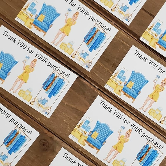 Office | Thank You Cards Business Card Size3x2 Inch Cards | Poshmark